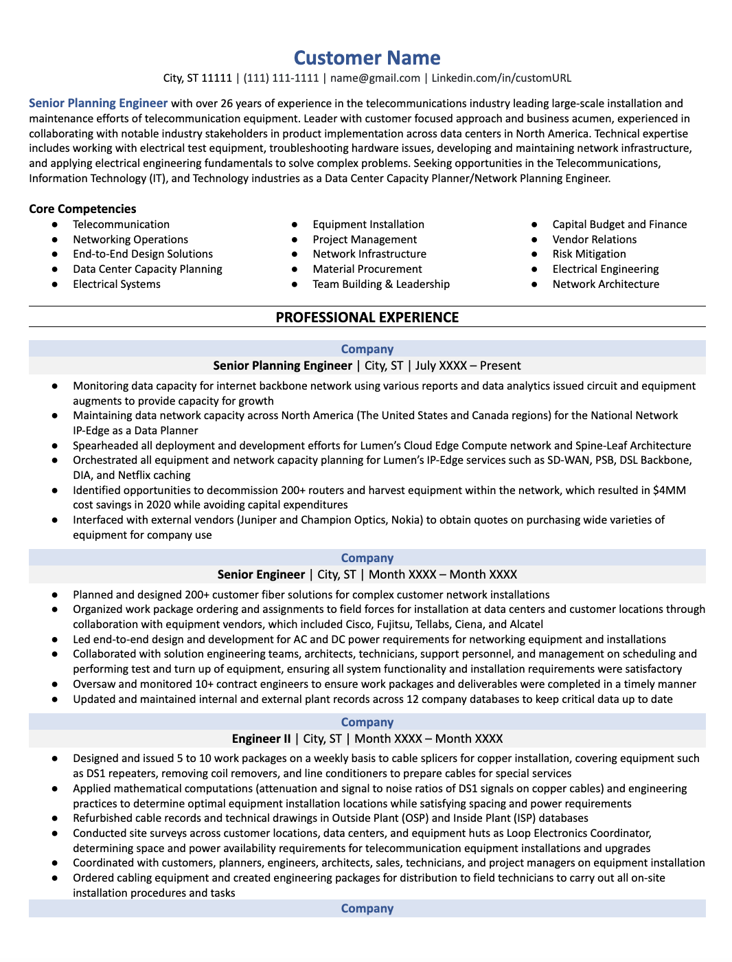 Samples - Highered Resume Pros
